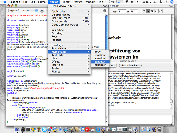 Tutorial: Schöner schreiben mit LaTeX - Werkzeuge - Macnotes.de