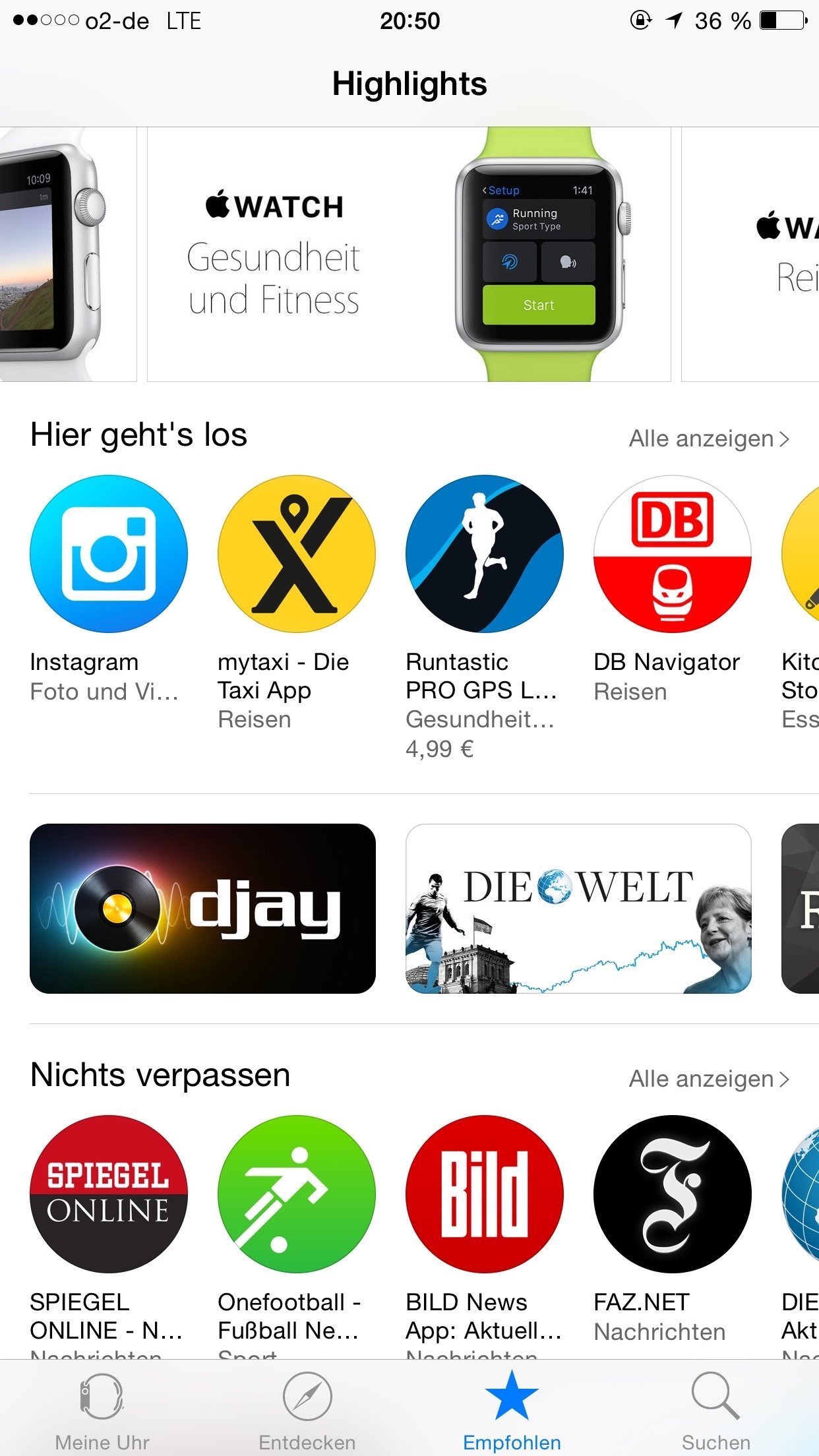 Apple Watch App Store zum Start mit 3000 Apps - Macnotes.de