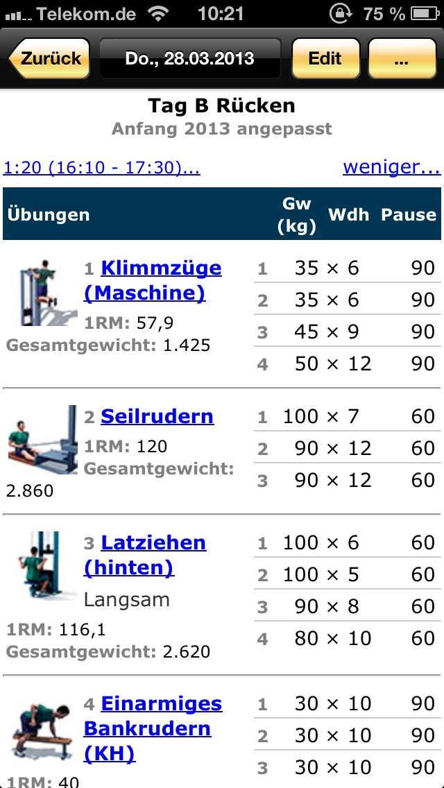 Fitness-Apps #1: Trainingsplanung und -Dokumentation am iPhone im ...